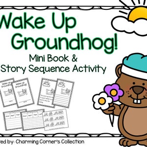 Groundhog Day ~ Mini Book & Sequencing Activity Pack - Etsy