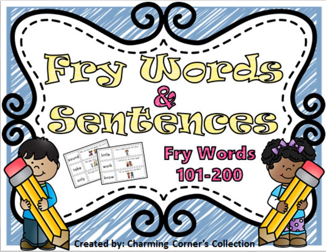 Fry Words & Sentences Set 2 - Etsy