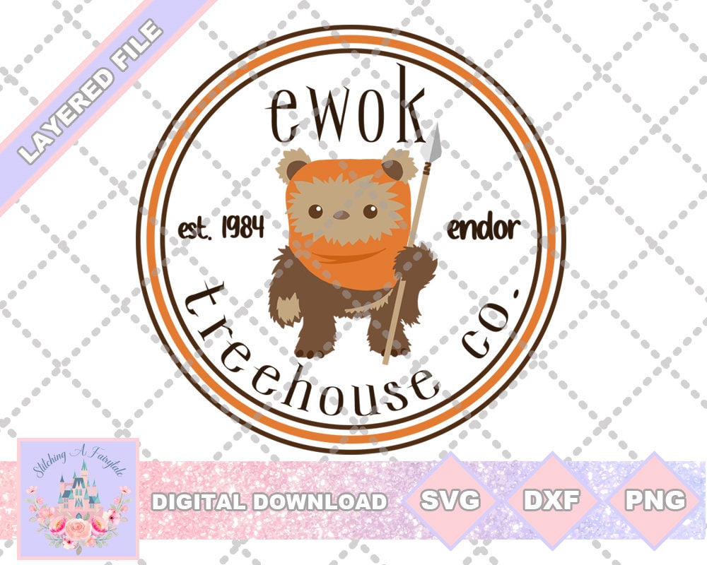Ewok Treehouse Co SVG PNG DXF Cut File Shirt - Etsy Australia