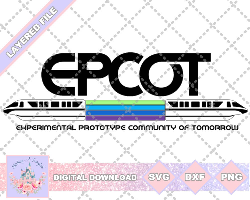 Magical Theme Park Retro Monorail Epcott SVG PNG DXF Cut File Shirt ...