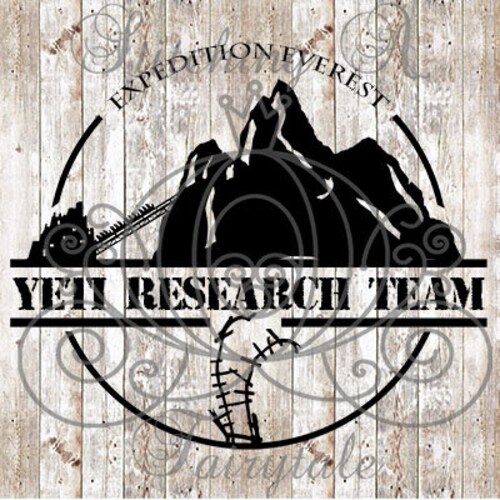 Expedition Everest Disneyworld Ride Yeti Research Team - Etsy