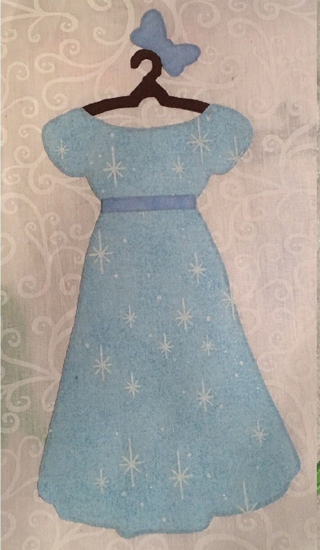 Peter Pan Wendy Dress Applique Pattern - Inspired by Peter Pan - Etsy