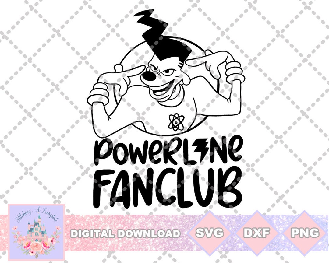 Goofy Movie Powerline Inspired Fanclub SVG PNG DXF Cut File Shirt - Etsy