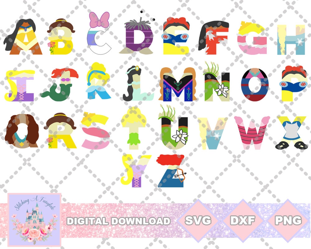 Princess Letters Printable Printable Princess Colouring Pages