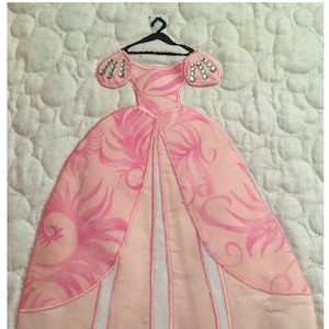 Princess Ariel Dress Applique Pattern - Inspired by the Little Mermaid ...