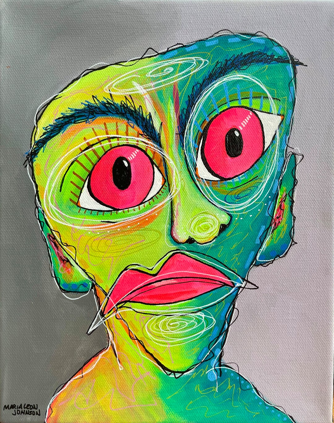 Faces of Distortion Series - Etsy