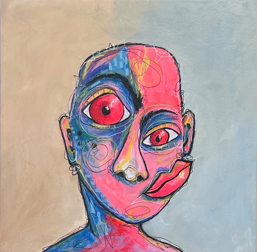 Faces of Distortion Series - Etsy