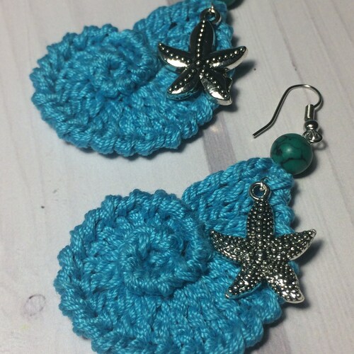 Crochet Earring Pattern - Etsy