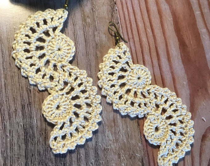 66. ONE Crochet Earrings Pattern Crochet Earring Pattern | Etsy