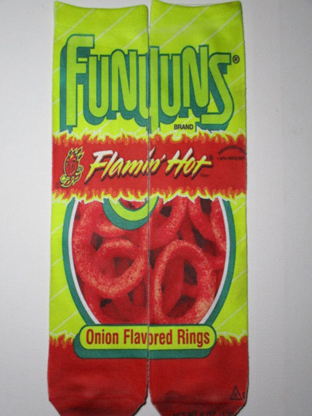 Funyuns Socks Flamin Hot Flavor Buy Any 3 Pairs Get the 4th Pair Free ...