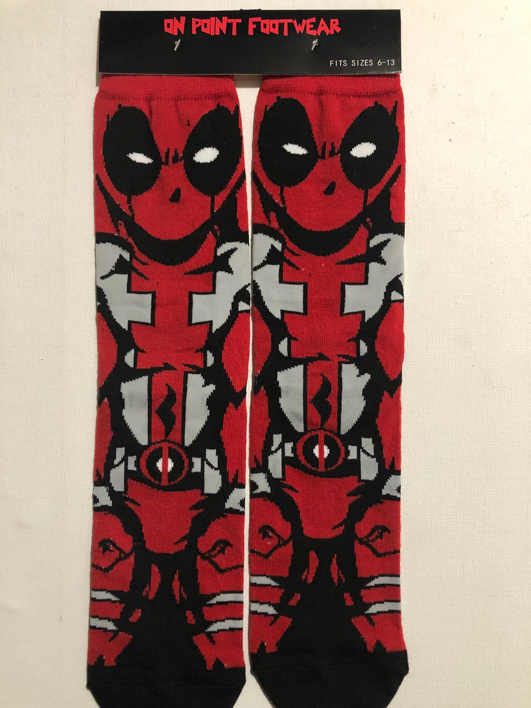 Deadpool Socks Buy Any 3 Pairs Get the 4th Pair Free Novelty Character ...