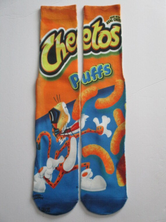 Cheeto Socks