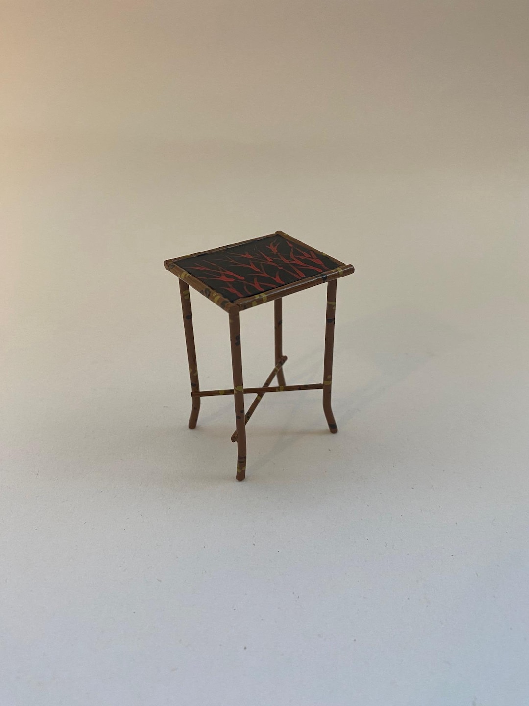 1:12th Scale Bamboo Side Table. Made by Roberson Miniatures. - Etsy