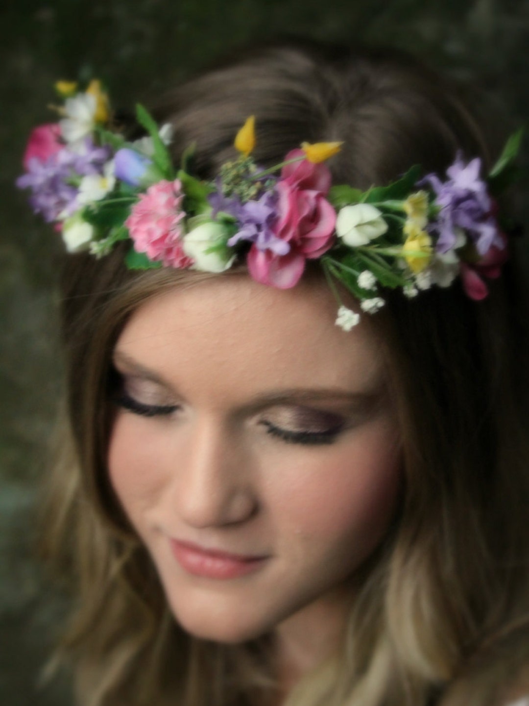 Romantic Spring/summer Colorful Flower/floral Headband/crown - Etsy