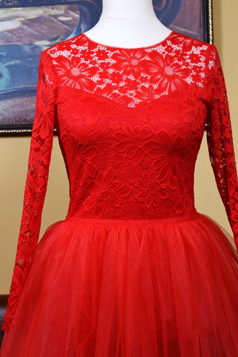 Red Mommy and Me Outfits, Mother Daughter Matching Dress, Mommy and Me ...