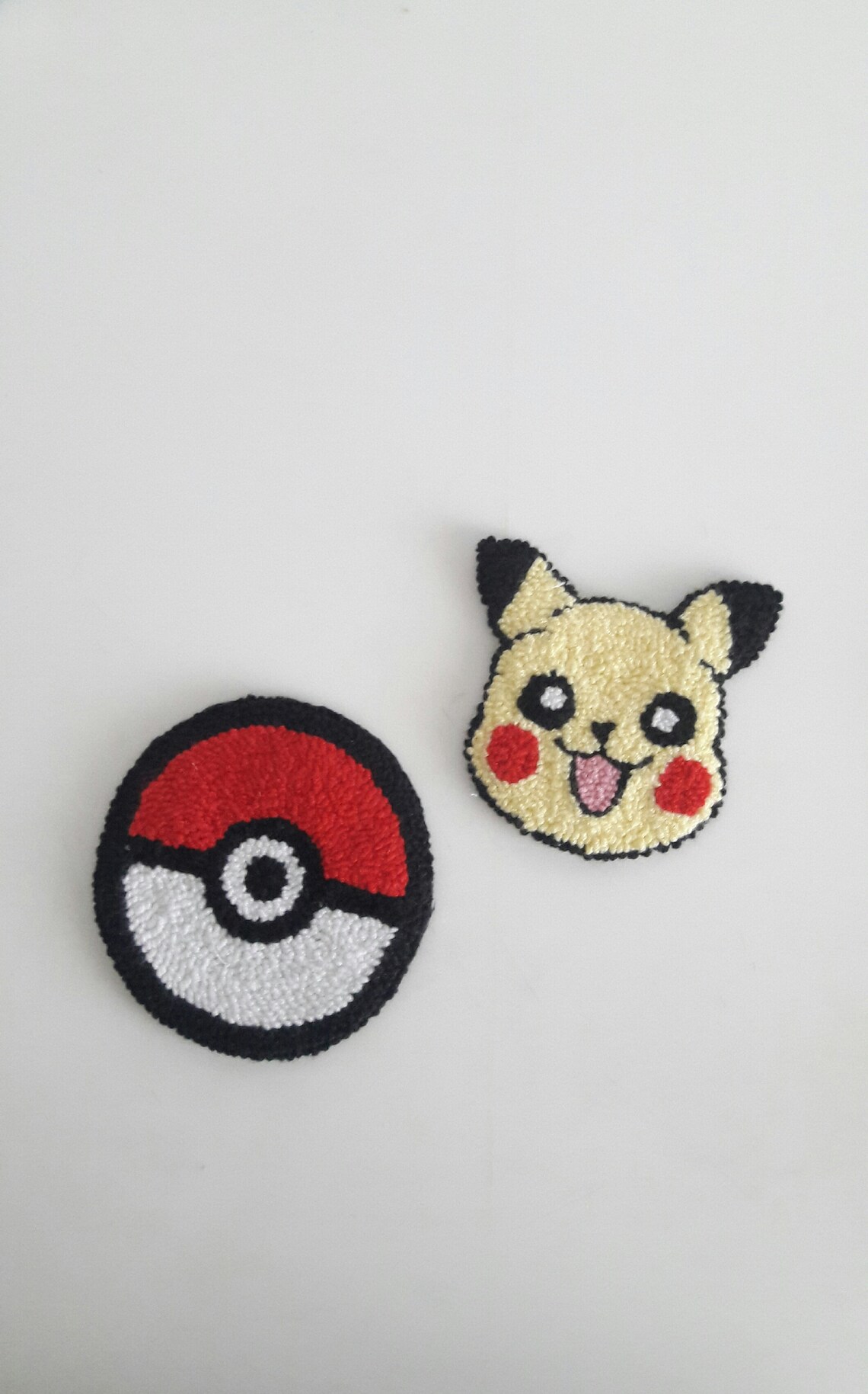 Punch Needle Coaster,set of 2, Pokemon,jellyfish Handmade Mug Rug,drink ...