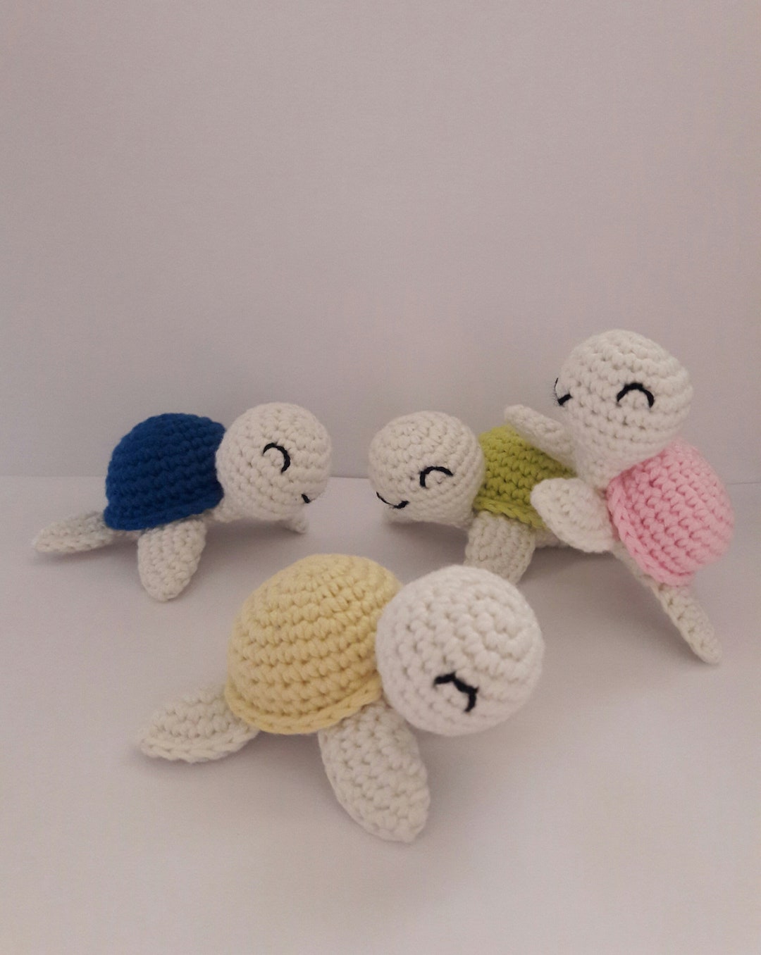 Amigurumi Turtle Baby Mobile Accessory Baby Gift Handmade Stuffed Toys ...