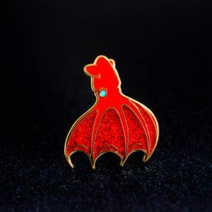 Vampire Squid Pin - Etsy