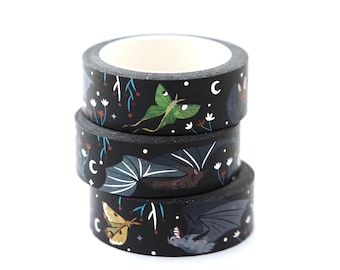 Moon Moth Washi Tape - Etsy