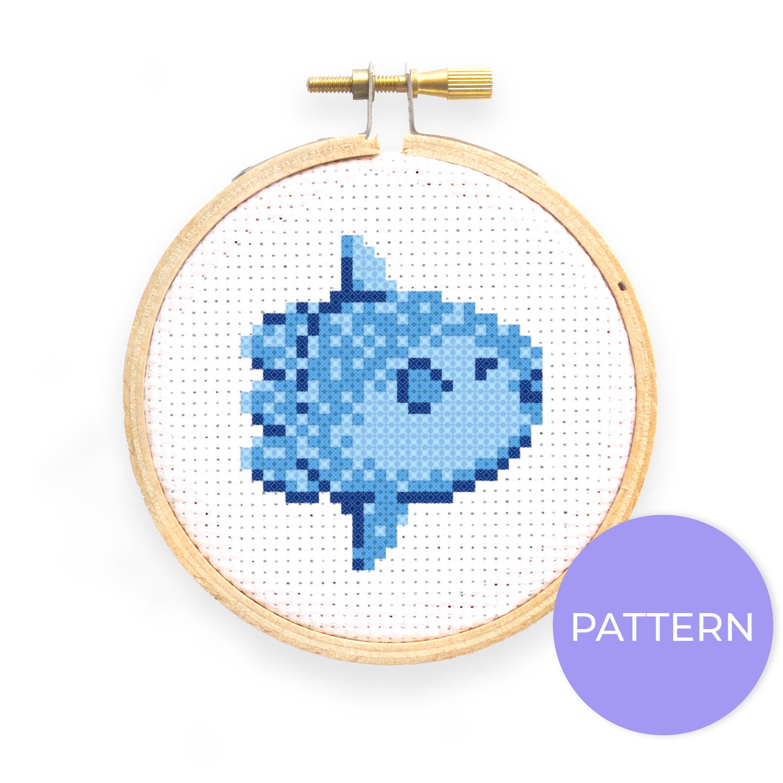 Sunfish Cross Stitch Pattern | Etsy