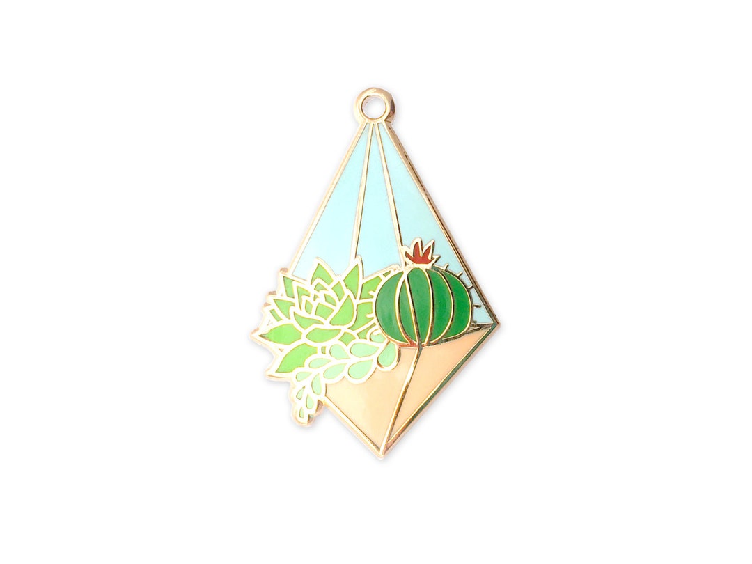 Day Terrarium Pin - Etsy