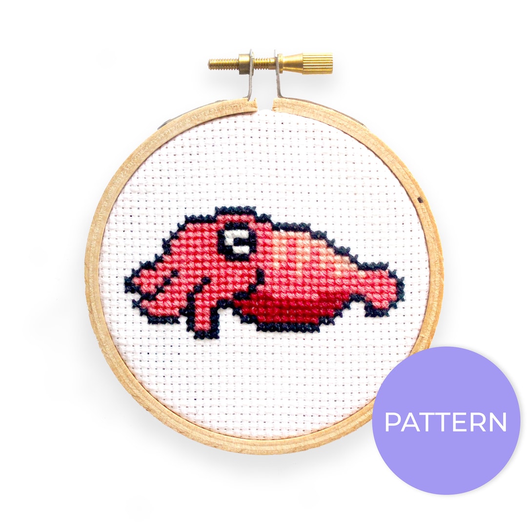Cuttlefish Cross Stitch Pattern - Etsy