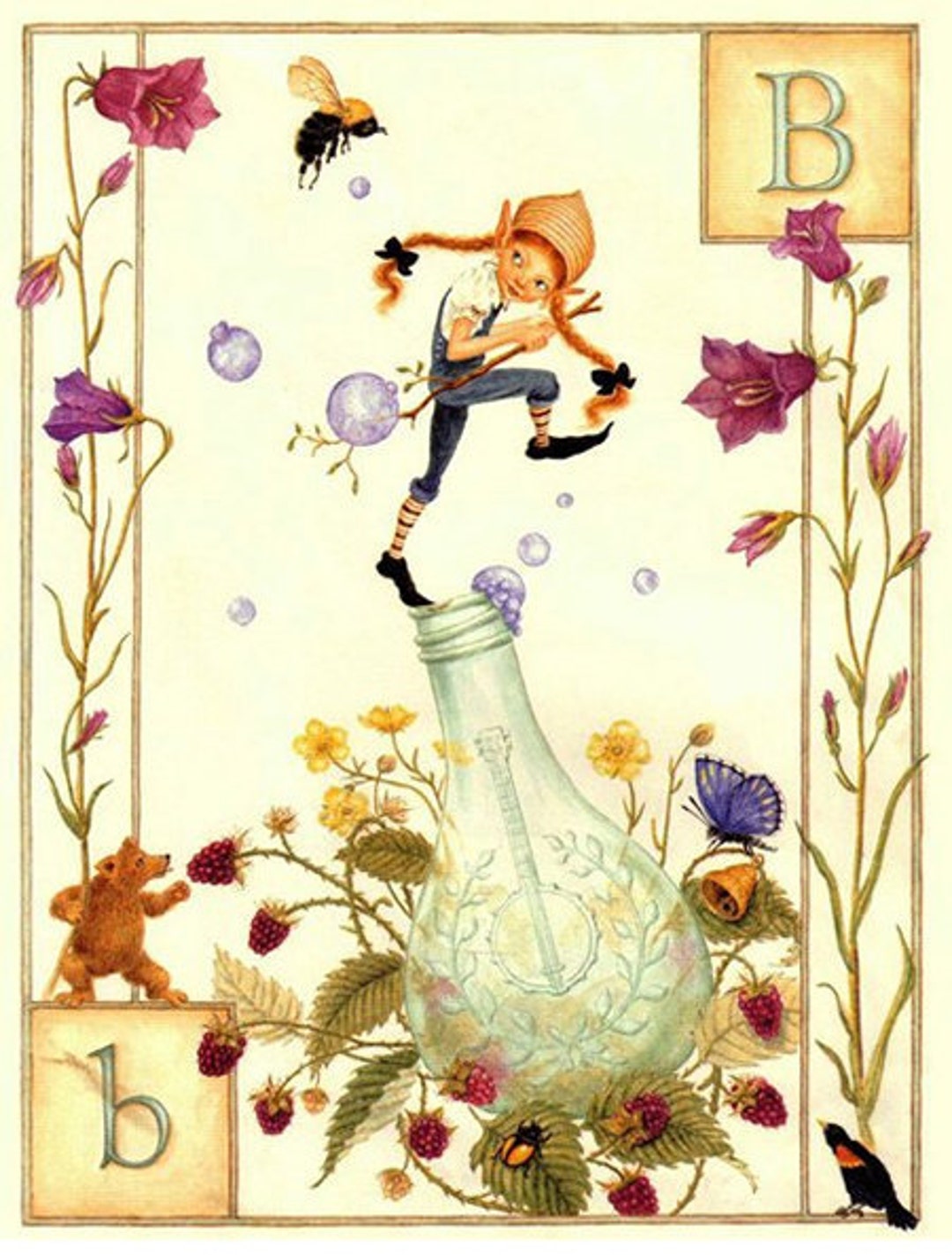 B Elf From Elfabet Signed Archival Giclee Art Print - Etsy