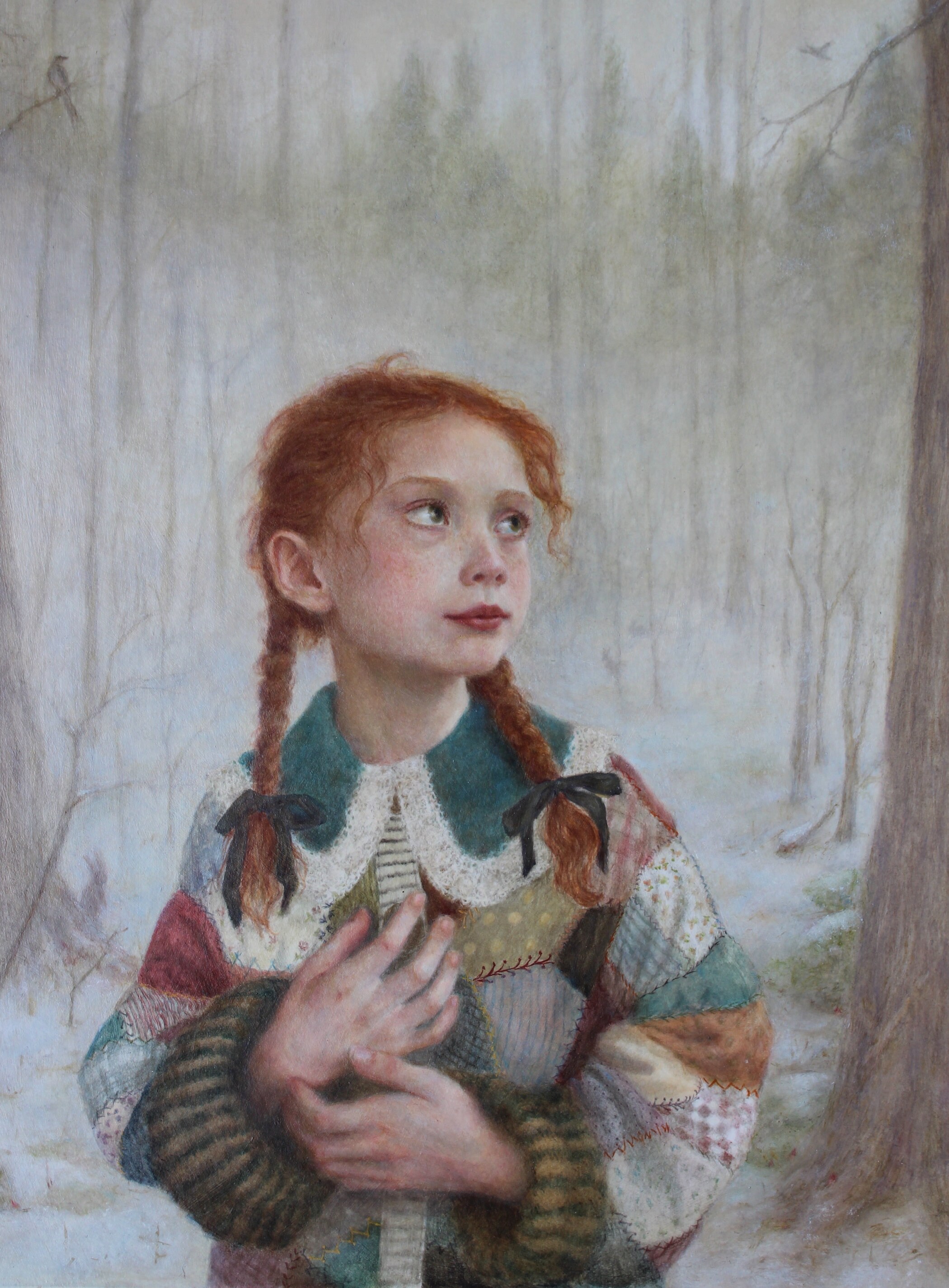 Minna's Patchwork Coat, Rag Coat, Book Cover Illustration, Giclee Print ...