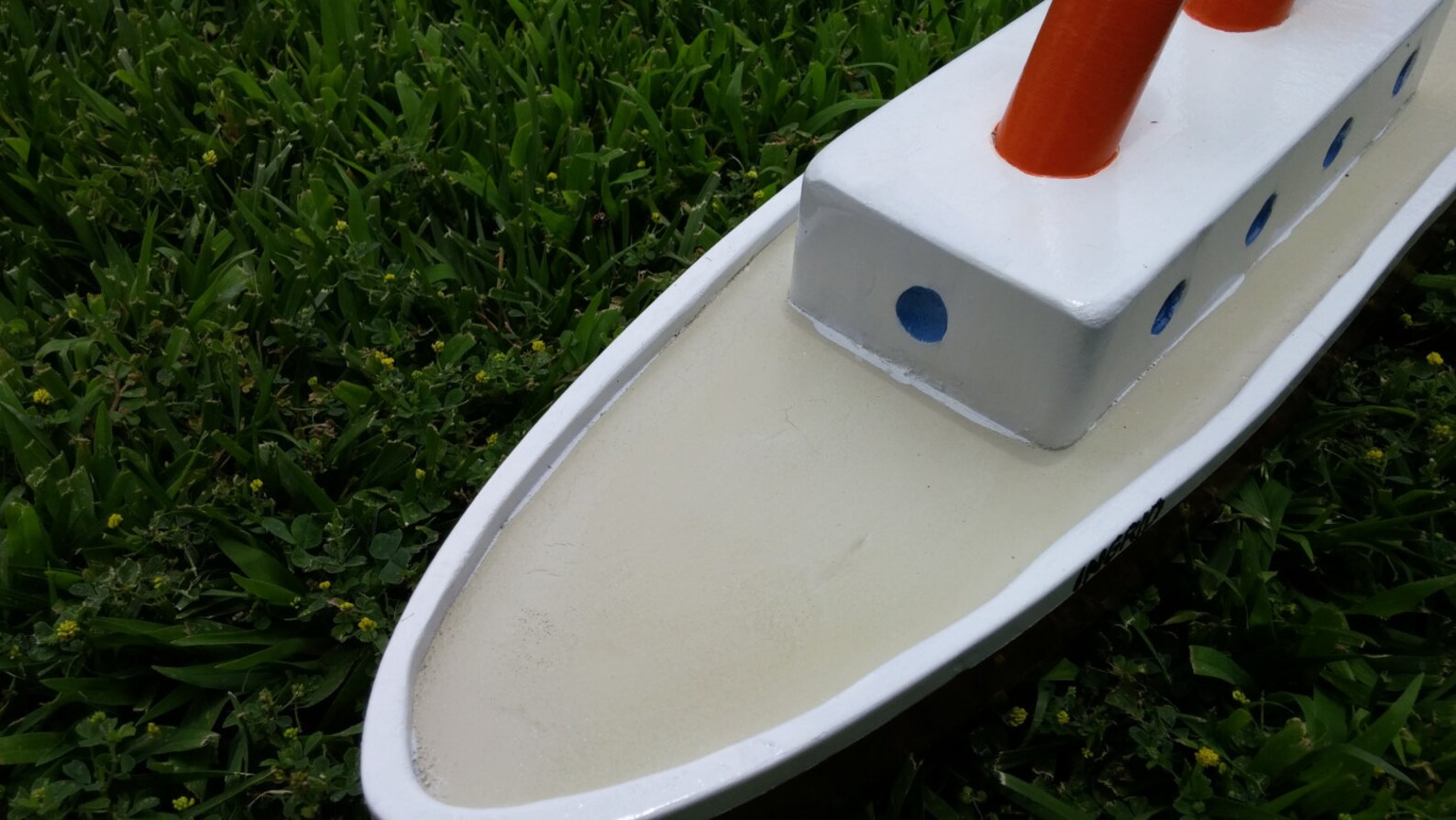 Ocean Liner 2 Funnel Handmade Wooden Ship - Etsy