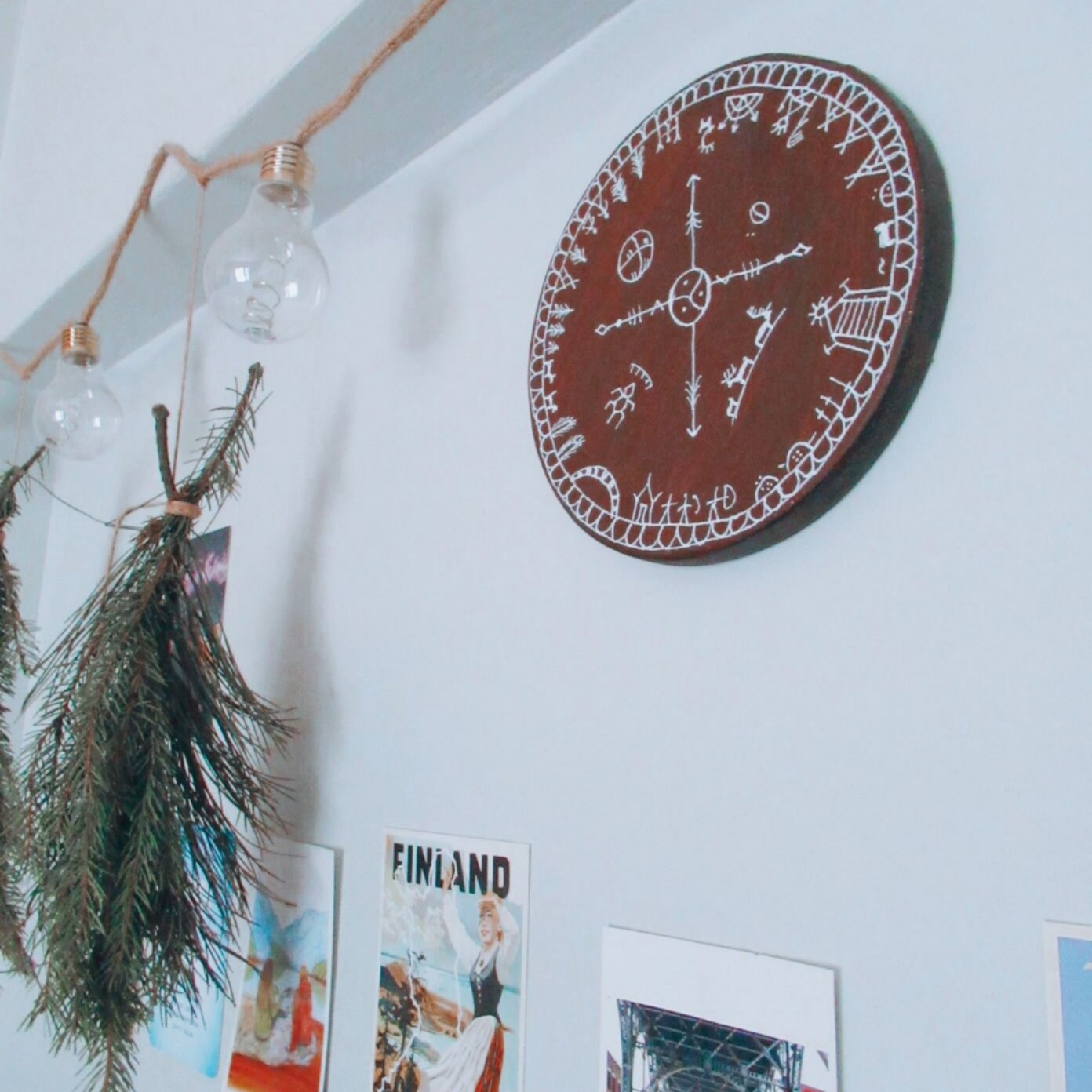 Shamaani Rumputaulu Big and Small Shaman Drum Canvas for - Etsy