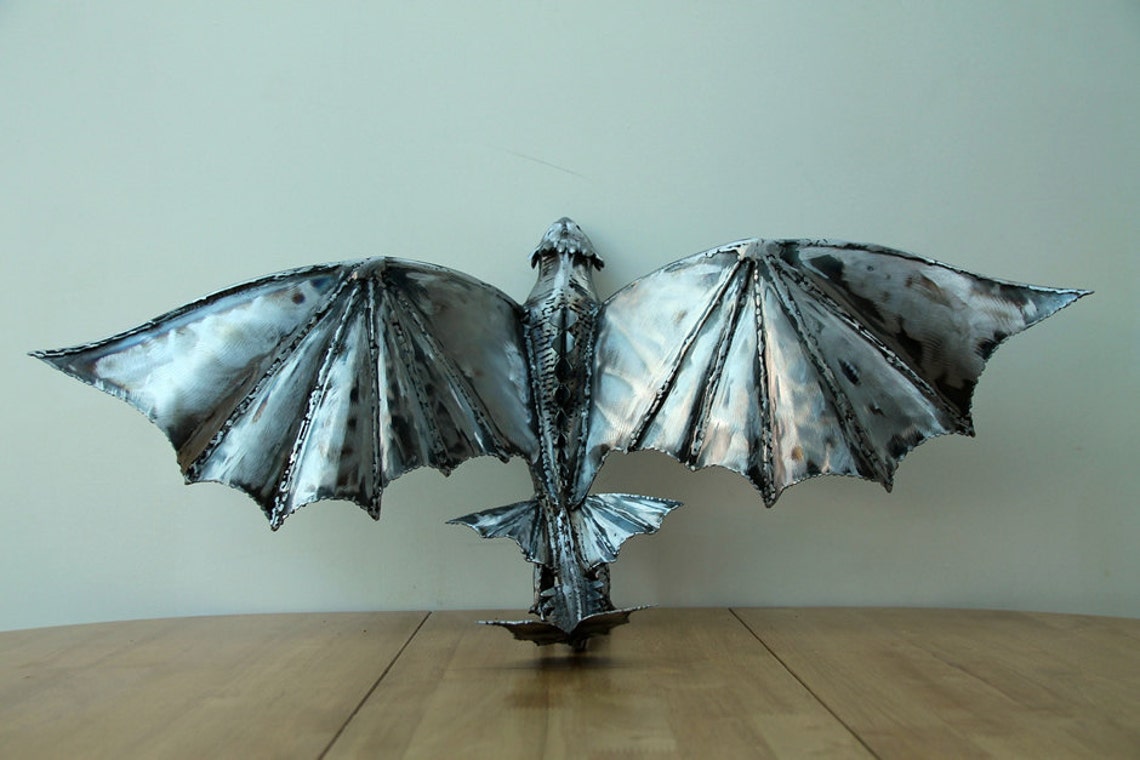 Metal Dragon Sculpture Statue for Indoor and Outdoor Use - Etsy