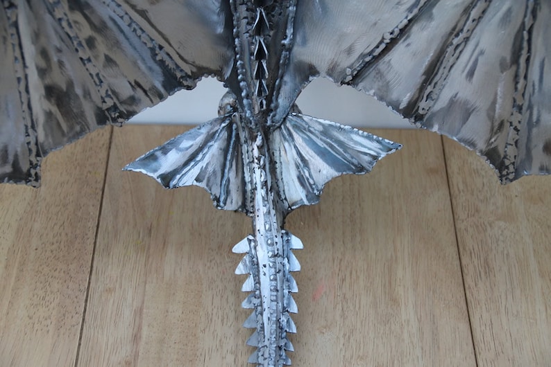 Metal Dragon sculpture statue for indoor and outdoor use | Etsy