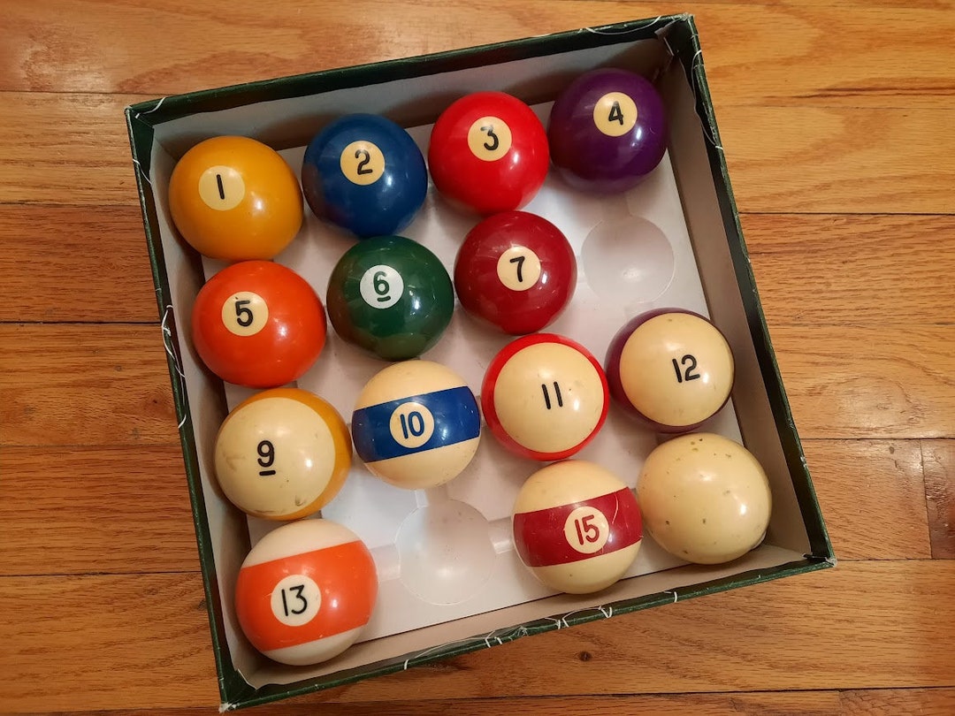 Vintage Billiard Balls Aramith Made in Belgium Replacement Balls Sold ...
