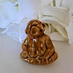 Vintage Wade Pottery Miniature Animals Chimp, Panther, Lion, Lioness ...