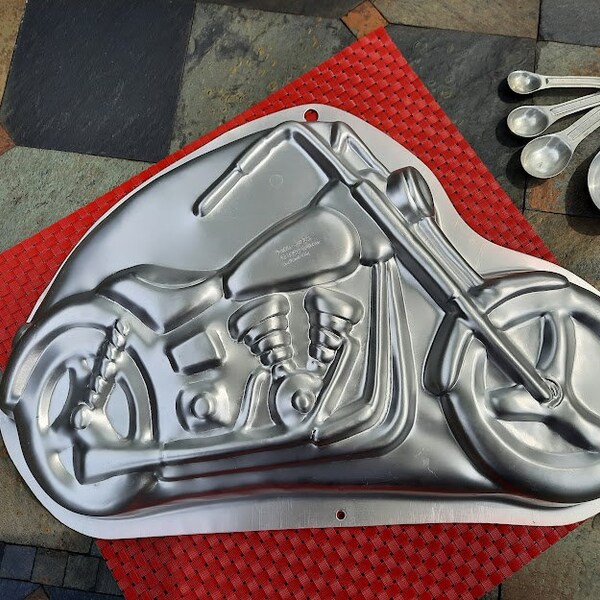 Motorcycle Cake - Etsy
