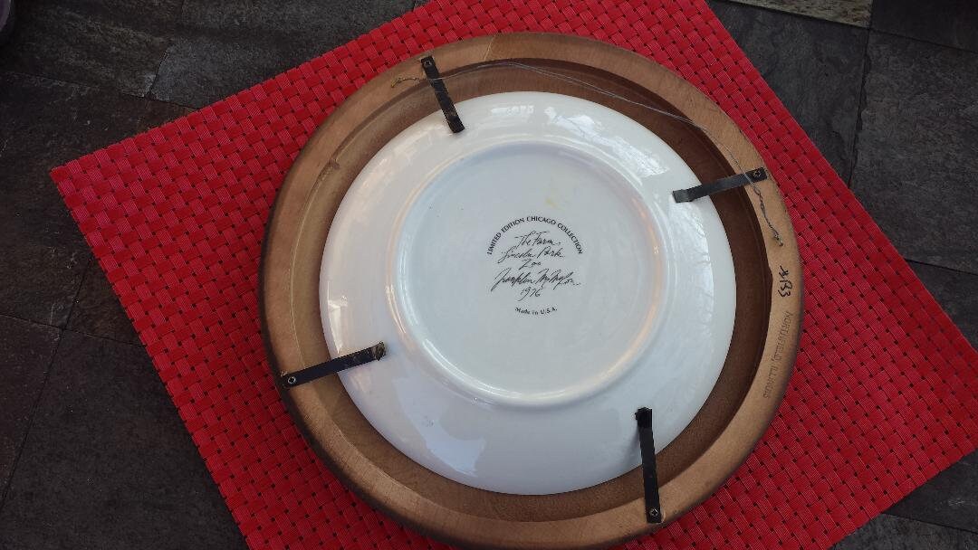 Chicago Collector Plates Michigan Ave at the Art Institute OR - Etsy