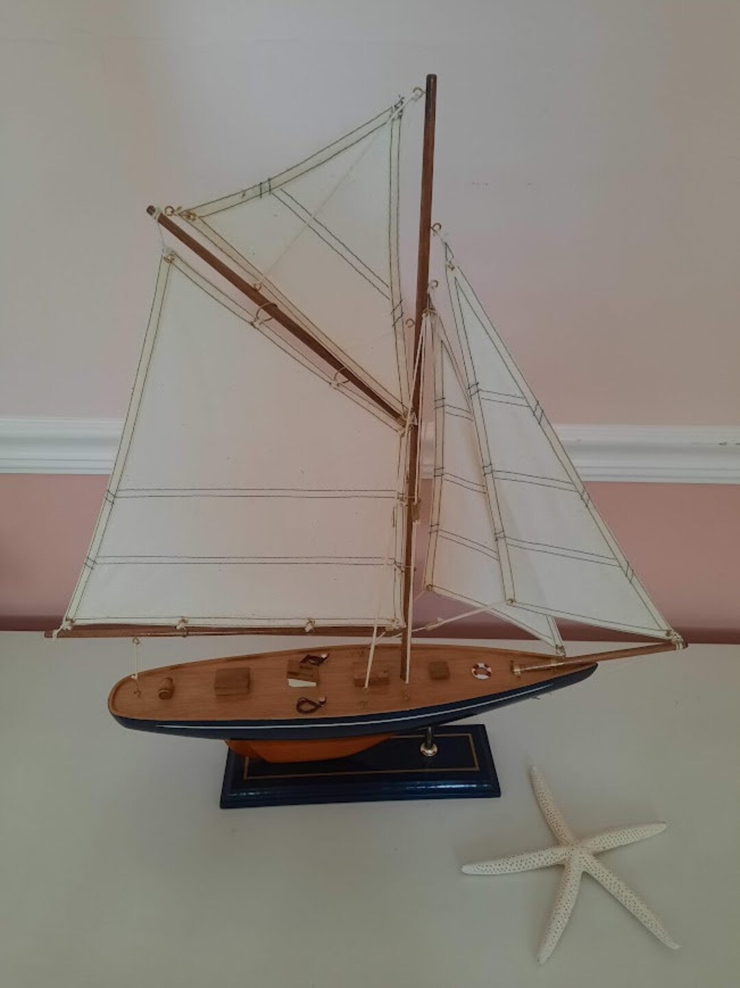 Vintage Model Sail Boats Nautical Decor-two Styles-each Sold Separately ...