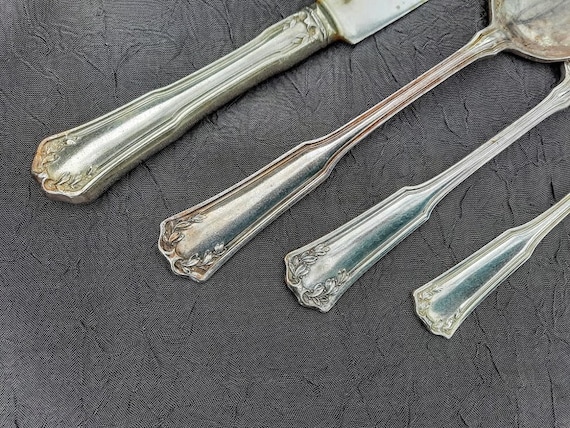 Antique Silverware Laurel Pattern 1835 R. Wallace Triple - Etsy