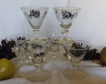 Carriage glasses | Etsy