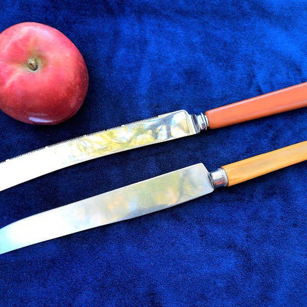 Antique English Bread Knife - Etsy