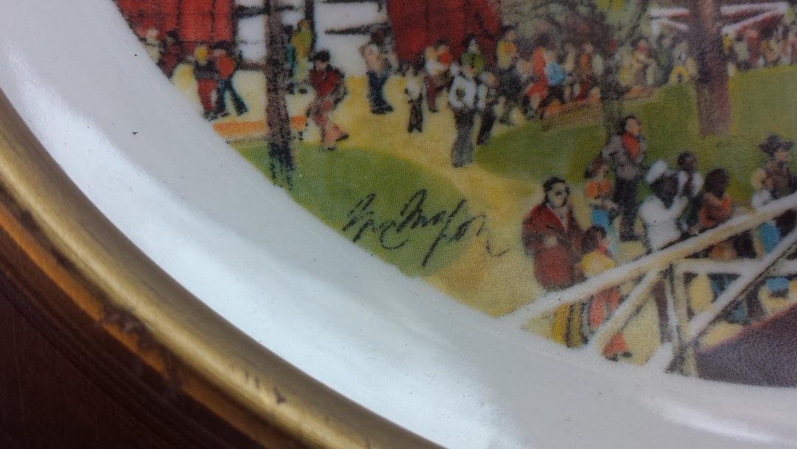 Chicago Collector Plates Michigan Ave at the Art Institute OR - Etsy