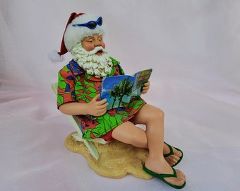 Santa Figurine Beach - Etsy