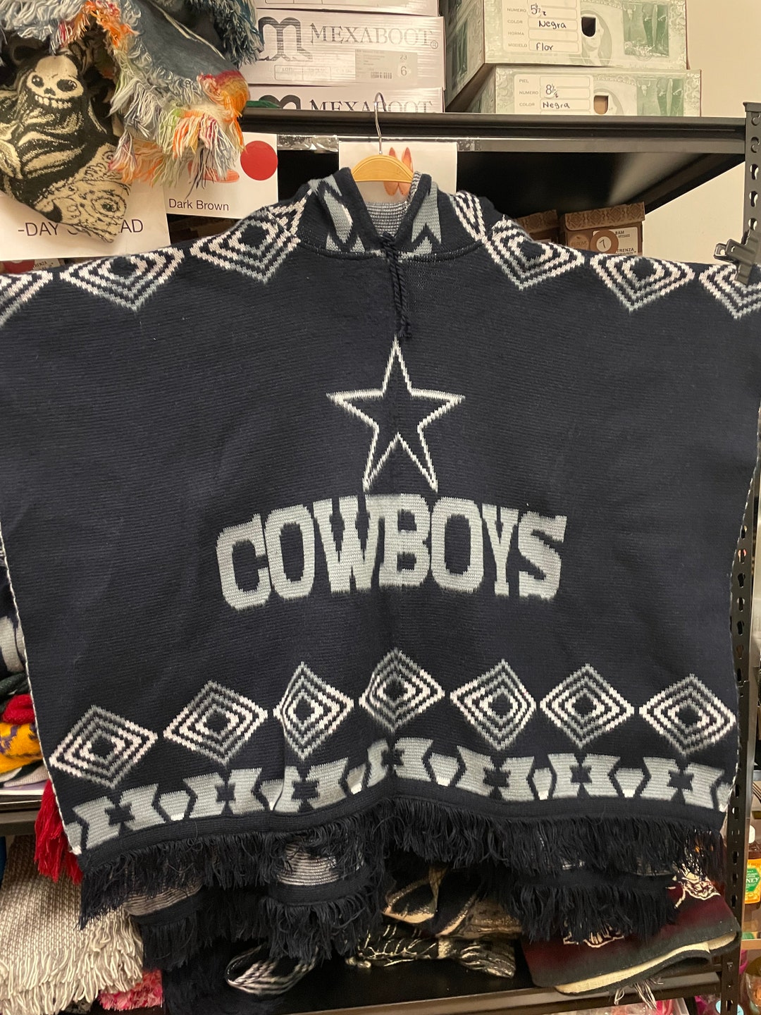 Cowboys Poncho Alpaca Wool - Etsy