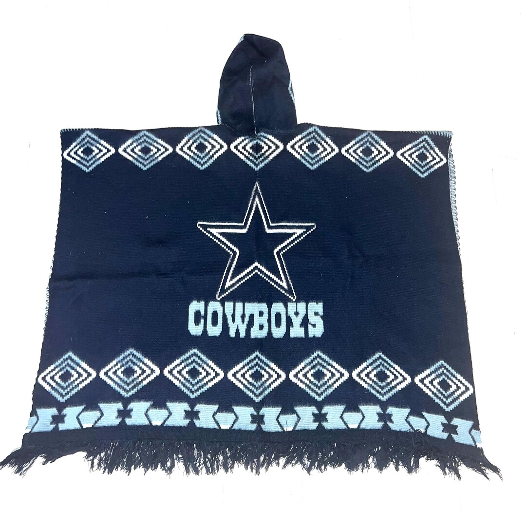 Dallas Cowboys Poncho Alpaca Wool Men’s or Women’s - Etsy