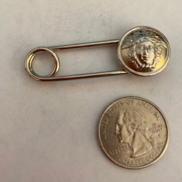 Versace Safety Pin - Etsy
