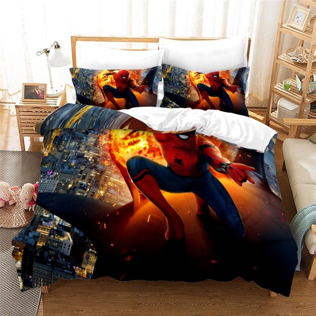 Bedding Set/ Queen Size Marvel Quilt Cover/ Disney