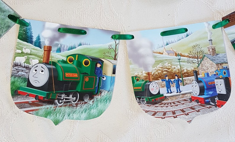 Thomas the Tank Engine and Friends Upcycled Paper Bunting - Etsy