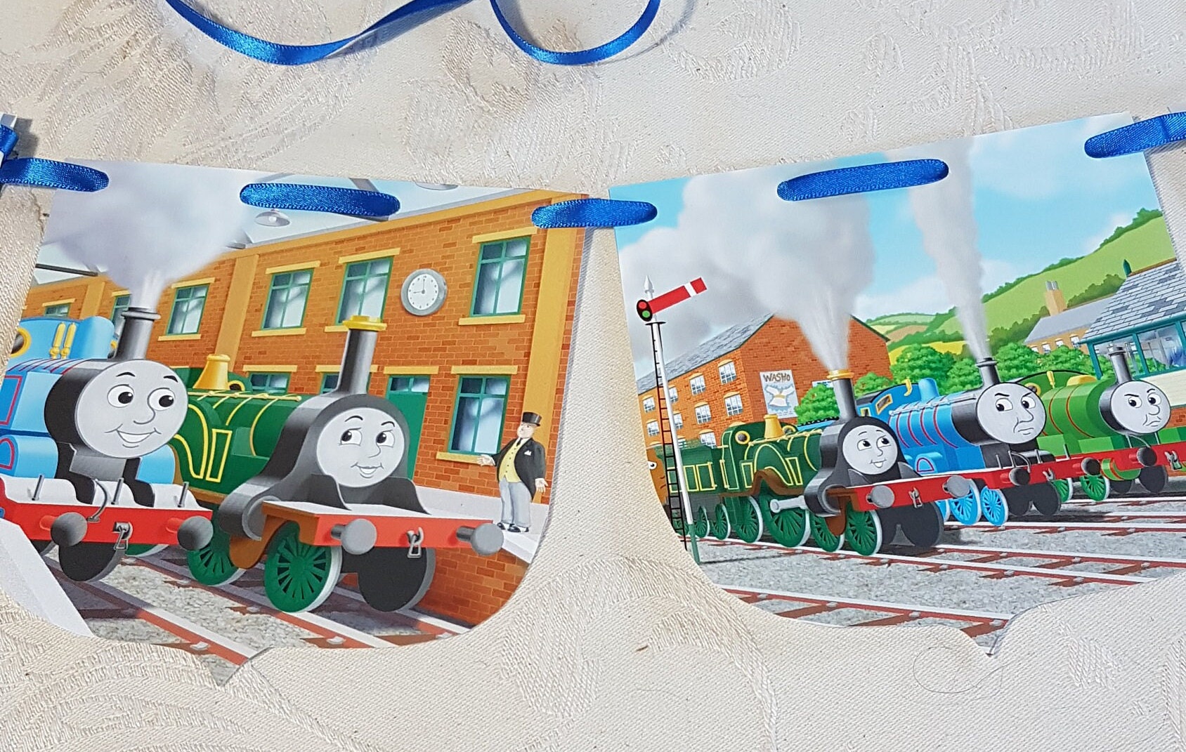 Thomas the Tank Engine and Friends Upcycled Paper Bunting - Etsy