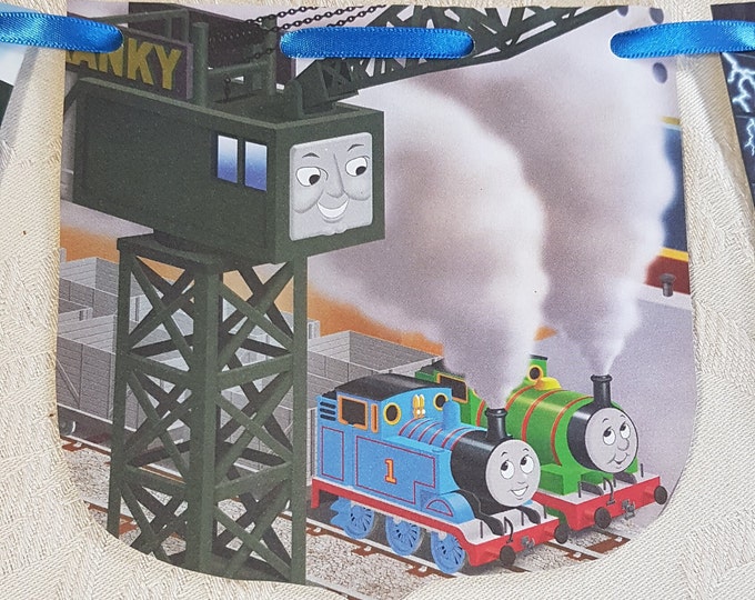 Thomas the Tank Engine and Friends Upcycled Paper Bunting Featuring ...