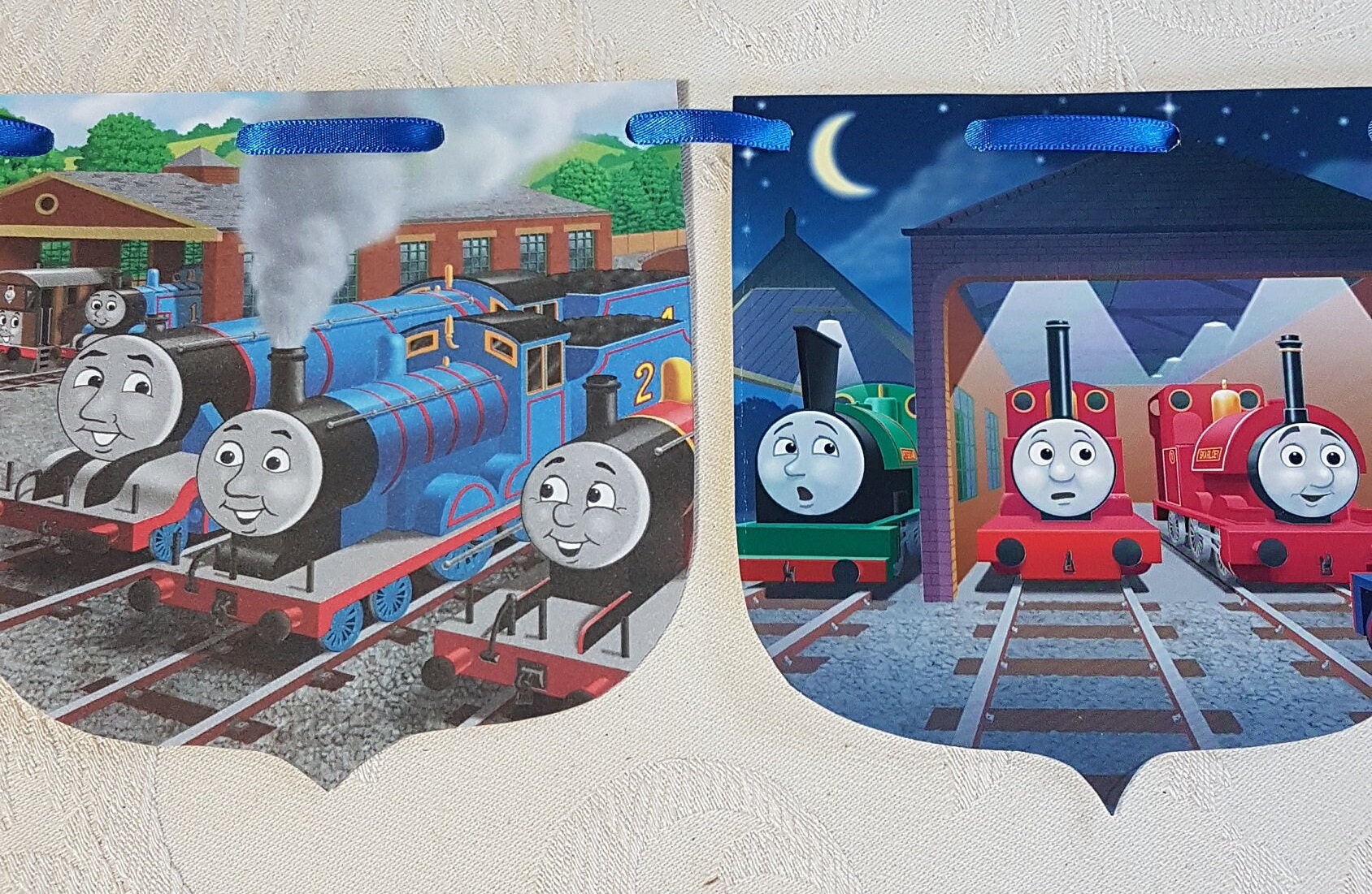 Thomas the Tank Engine and Friends Upcycled Paper Bunting - Etsy